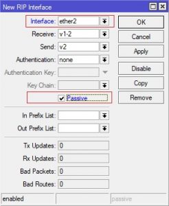 پیاده سازی Passive Interface در RIP میکروتیک - آموزش - منتخب صنعت پارس