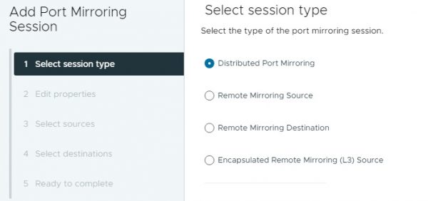 راه اندازی Port Mirroring در VMware vSphere - آموزش - منتخب صنعت پارس