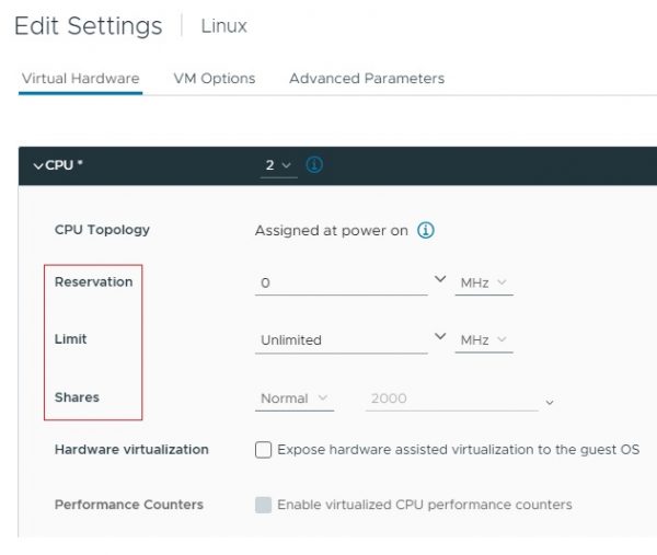 قابلیت Resource Pool در VMware vSphere - آموزش - منتخب صنعت پارس